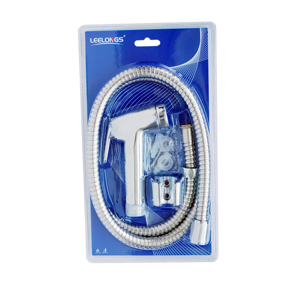 Leelongs All-in-One White Muslim Shattaf Set - Complete Toilet Bidet ...