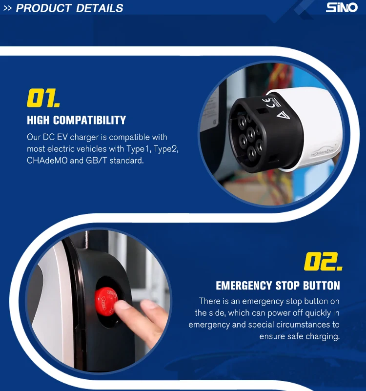 Sino 7kw Electric Vehicle Charger Level 2 32a With Type 2 Plug Wallbox ...