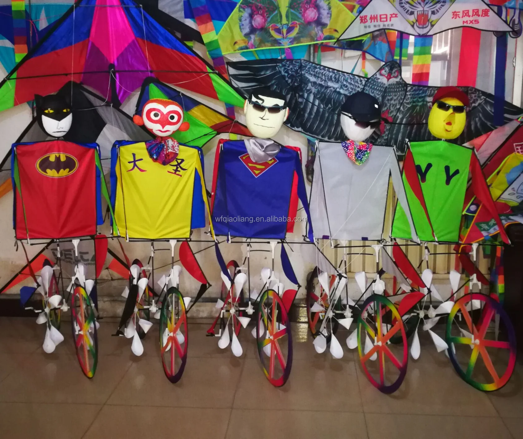 Alibaba.com: 3D Bicycle Kite, Motor E-Bike Kite; CE, BV, ISO certified ...