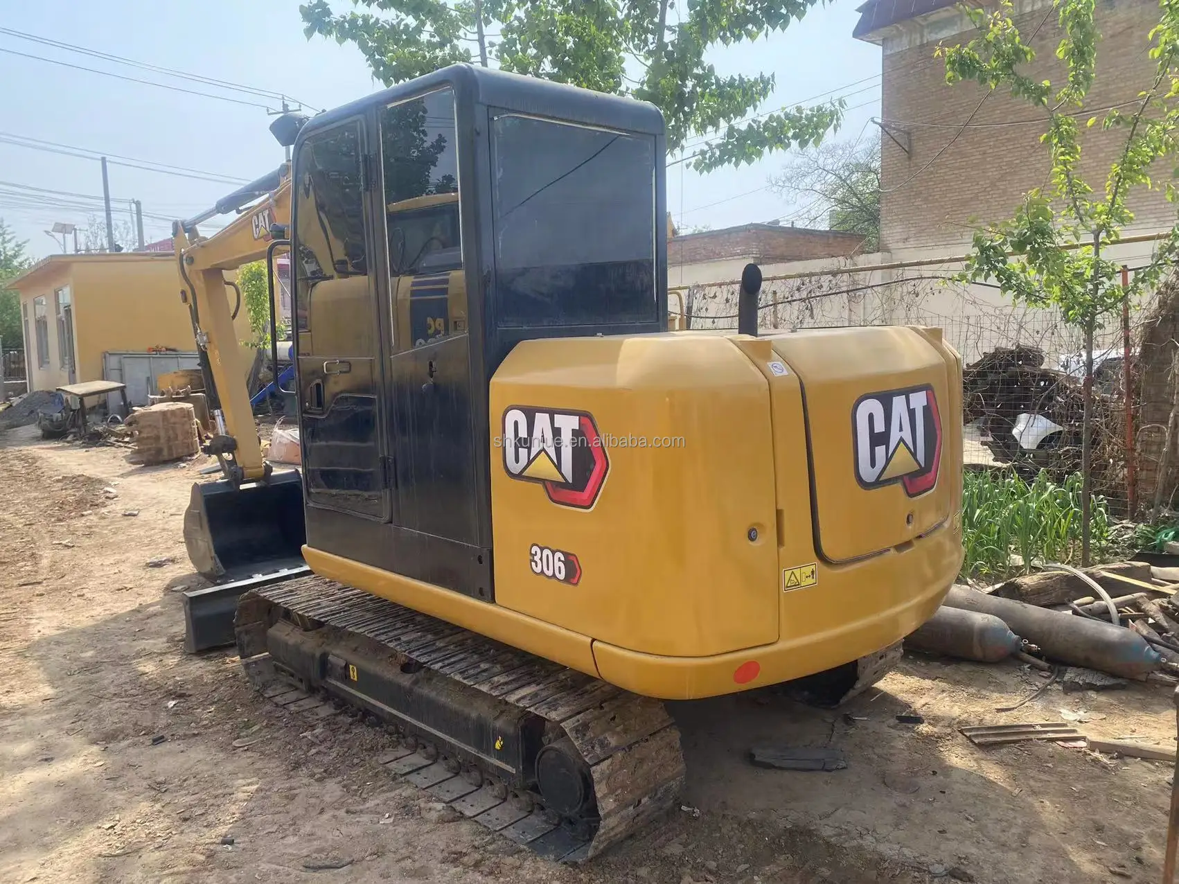 6tons Mini Hydraulic Crawler Original Cat 306e Used Excavators With Low ...