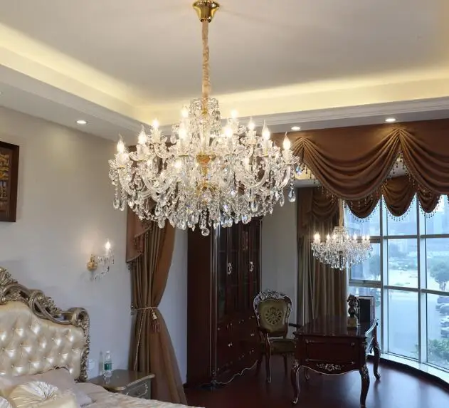 Modern Classic Metal Frame K9 Crystal Clear Chandelier - Buy Wedding ...