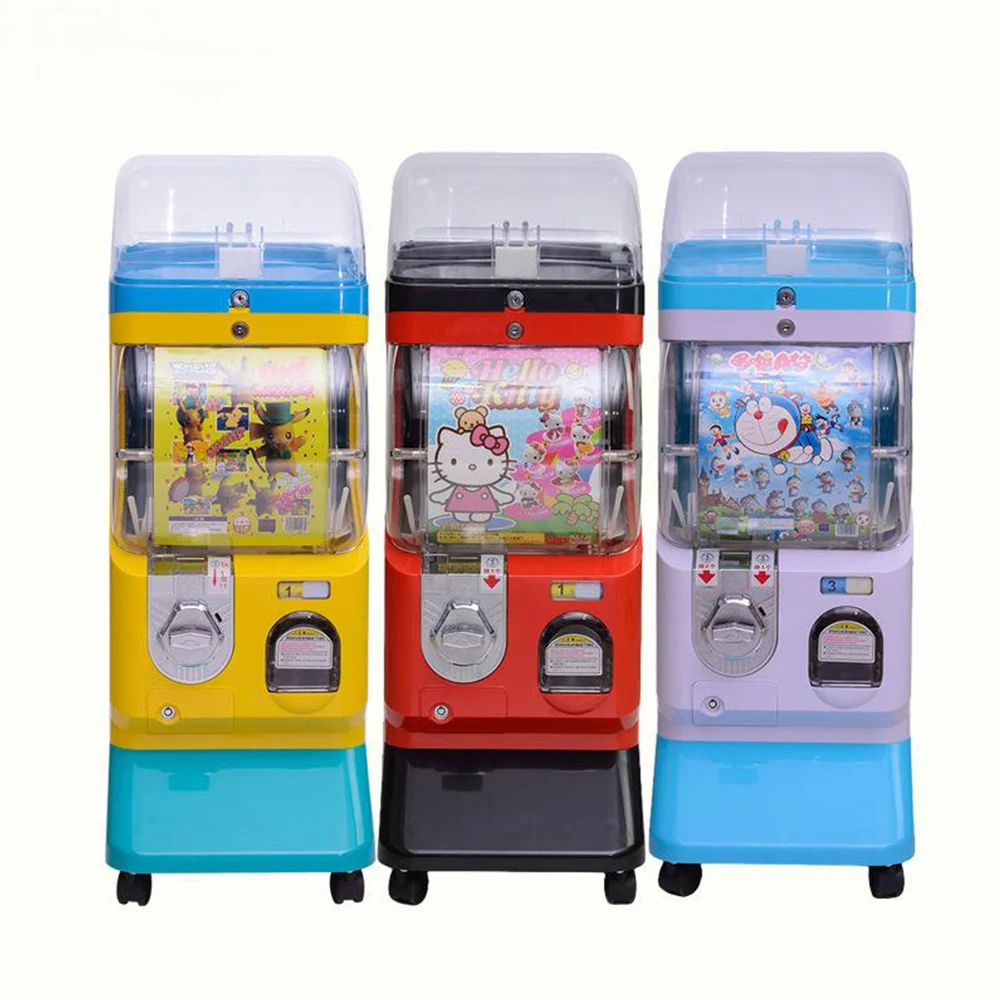 Customized Various Colors Japanese Gachapon Machine 50mm Vending Capsules Tomy Gacha Machine ...