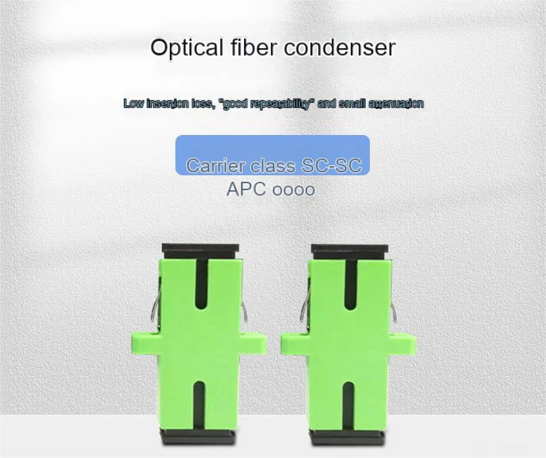 Factory Direct Single Mode Fiber Coupler Sc-sc/apc Fiber Optic Adapter ...