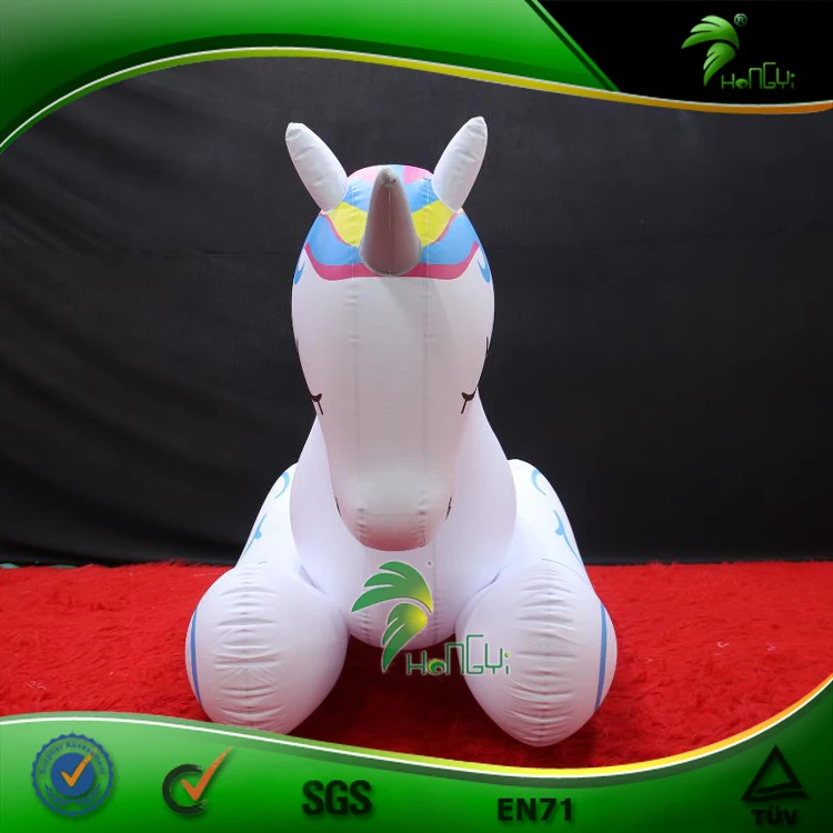 Bouncy Inflatable Riding Unicorn - Customizable Fun