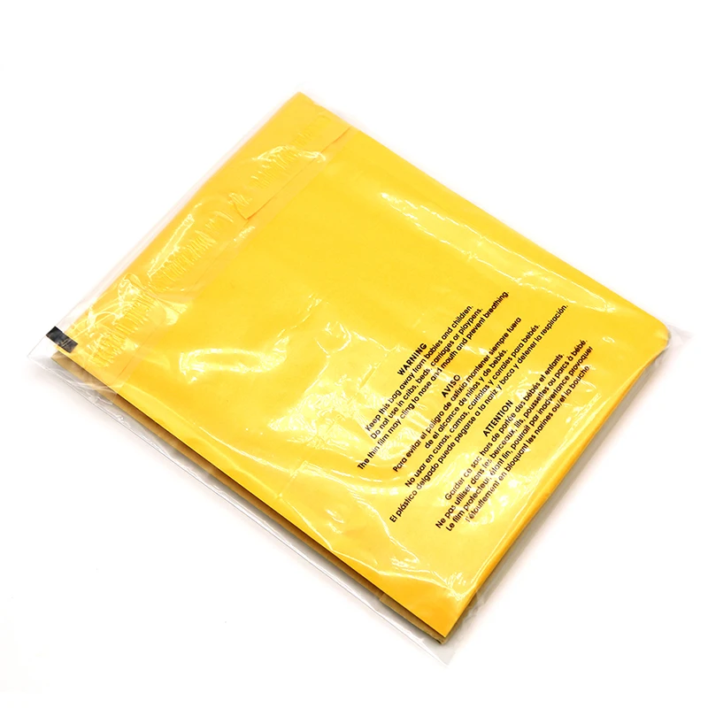 Custom 5 X 7 LDPE Self Adhesive Clear Poly Bags Plastic Suffocation ...