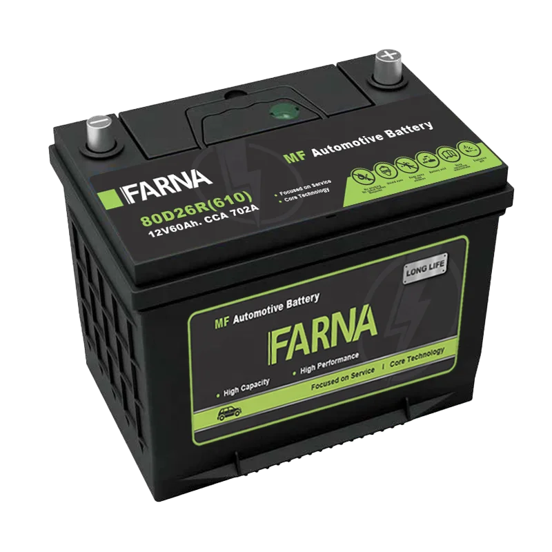 80d26r 12v60ah Mf Automotive Battery China High Quality Direct Sales ...