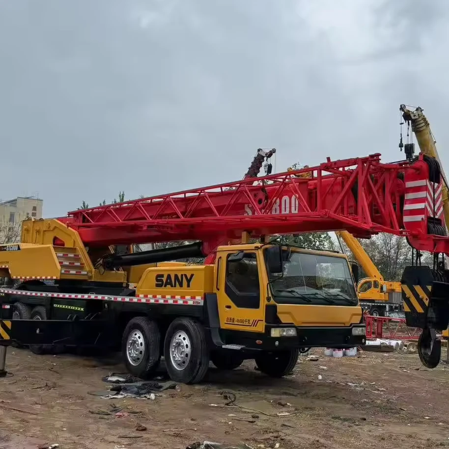 2019 Used 80 Tons Lifting Cranes Sany Truck Crane Heavy Lifter 80t Crane Construction Boom ...