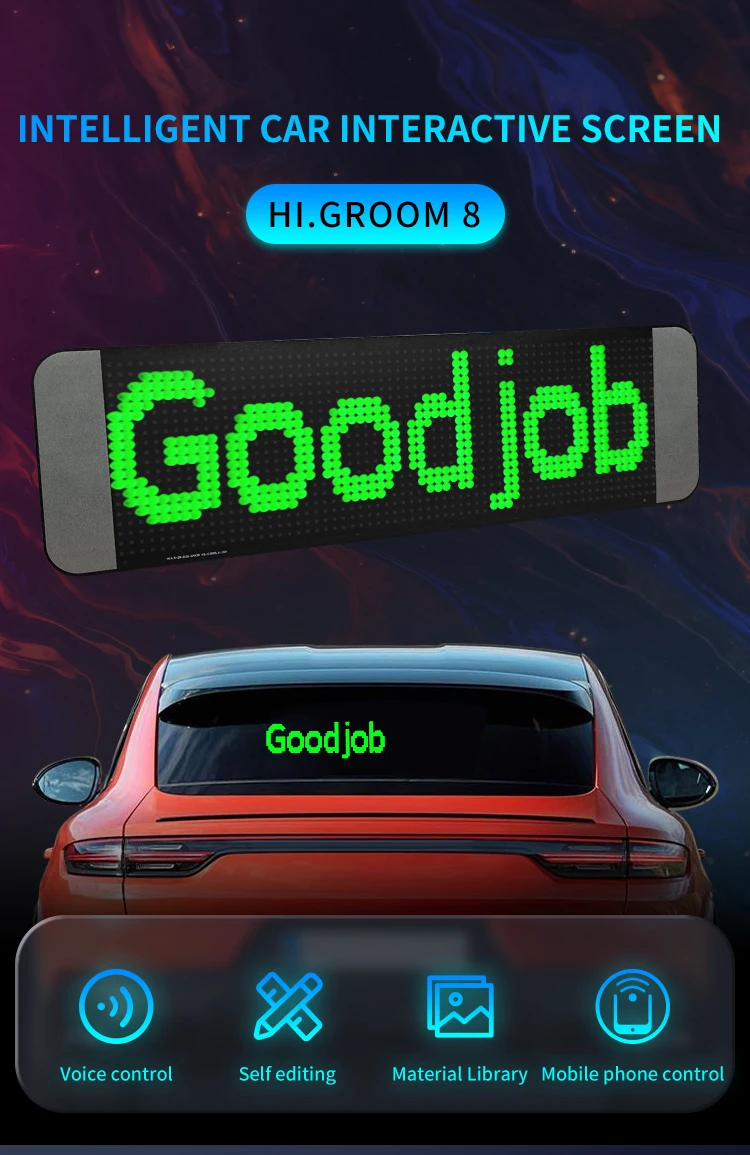 Brad Custom Full Color Rgb Smart Digital Light Emotion Screen Led ...