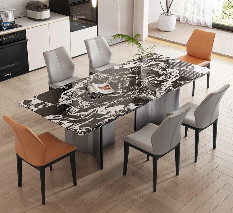 Commercial Grade Natural Marble Dining Table | Project Furniture ...