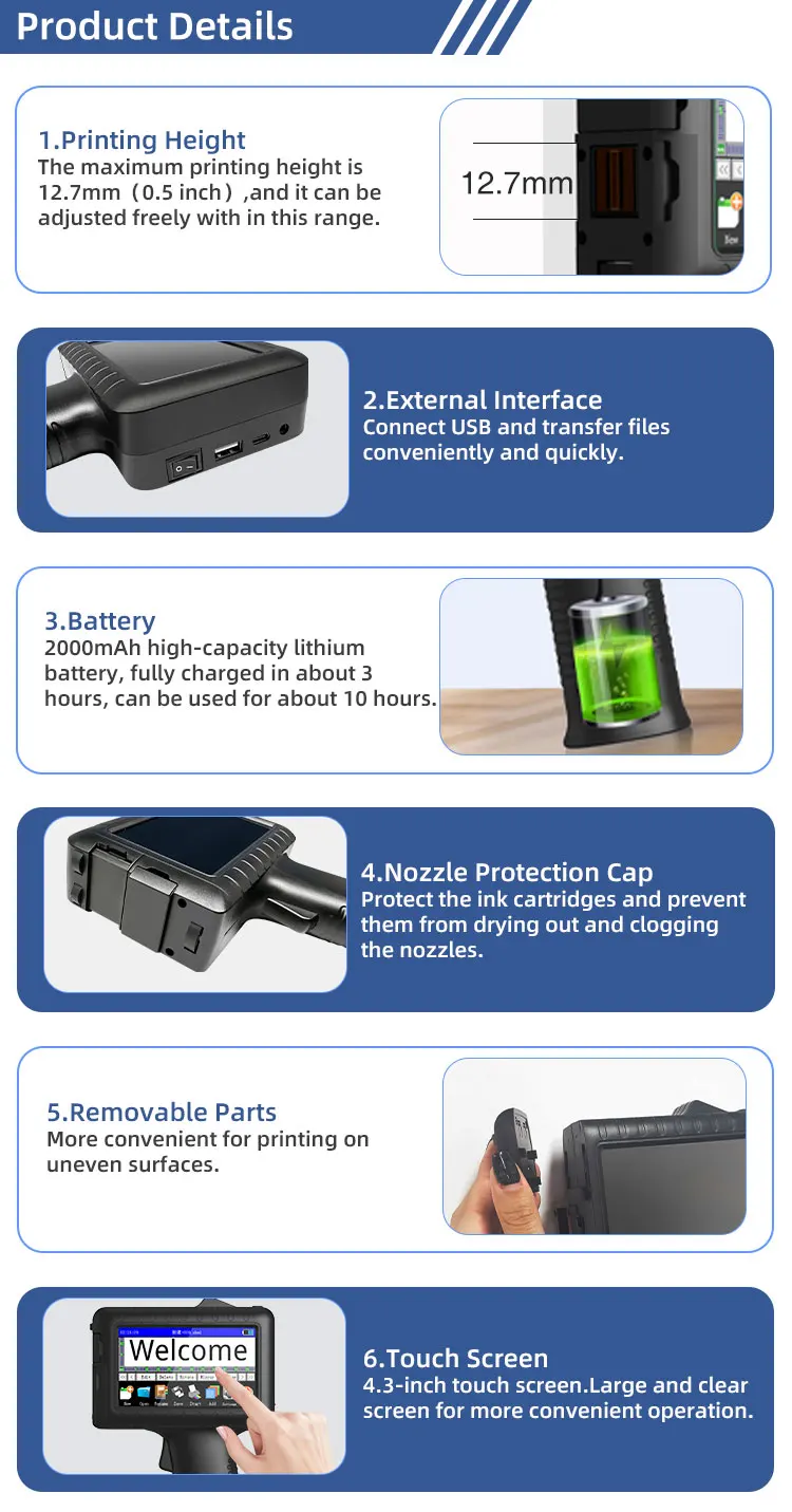 Faith Inkjet Printer - Versatile Date Coder & Batch Printer