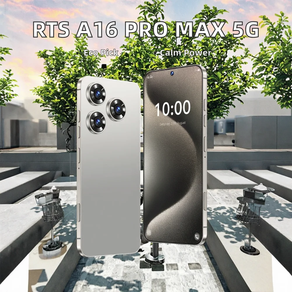 RTS A16 PRO MAX 5G Android 14 Phone 7.3-Inch Screen 8000mAh Battery 65W ...