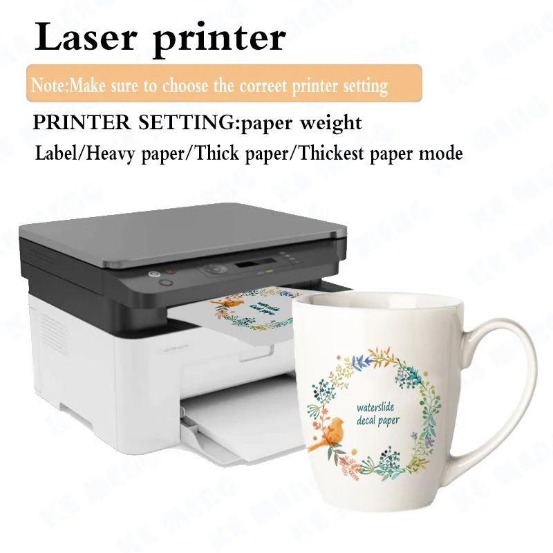 KE MENG 20 Sheets A4 Size Premium Clear White Transparent Printable ...