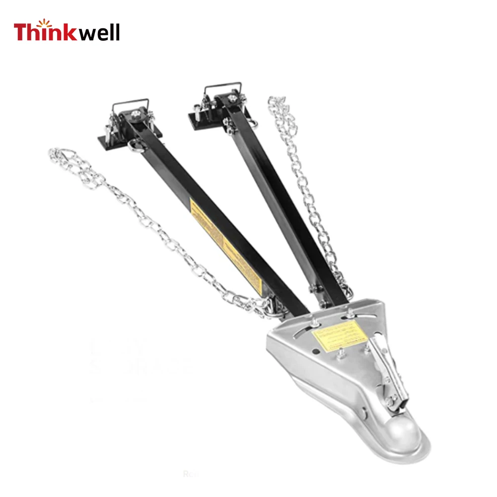 Barra De Remolque Universal Ajustable De 5000lbs Con Cadenas De ...