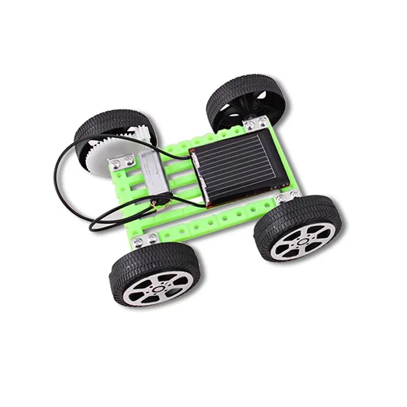 DIY Solar Toy Car - Mini Solar Energy Racer Kit for Kids