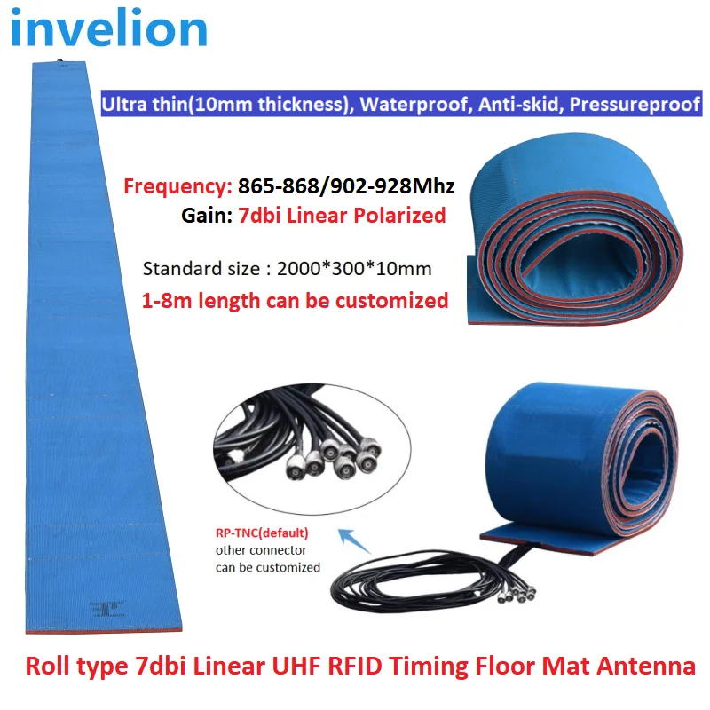 Invelion Uhf Rfid Long Range Mat Antenna For Race Chip Timing System ...