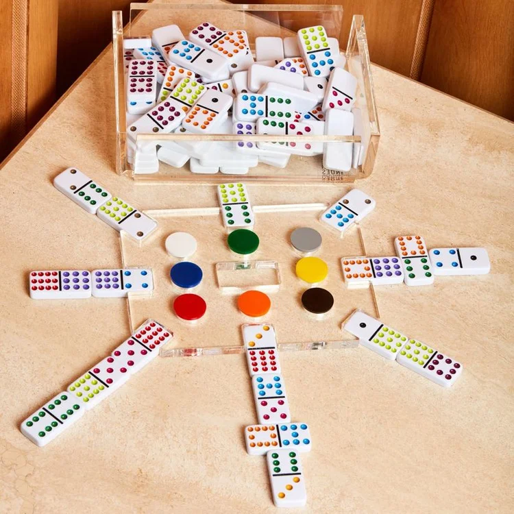 Luxury Acrylic Mahjong Set - Perfect for Singapore & Malaysia