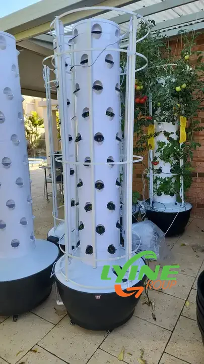 Vertical Aeroponic Tower Growing Systems Greenhouse Hydroponic Tower ...