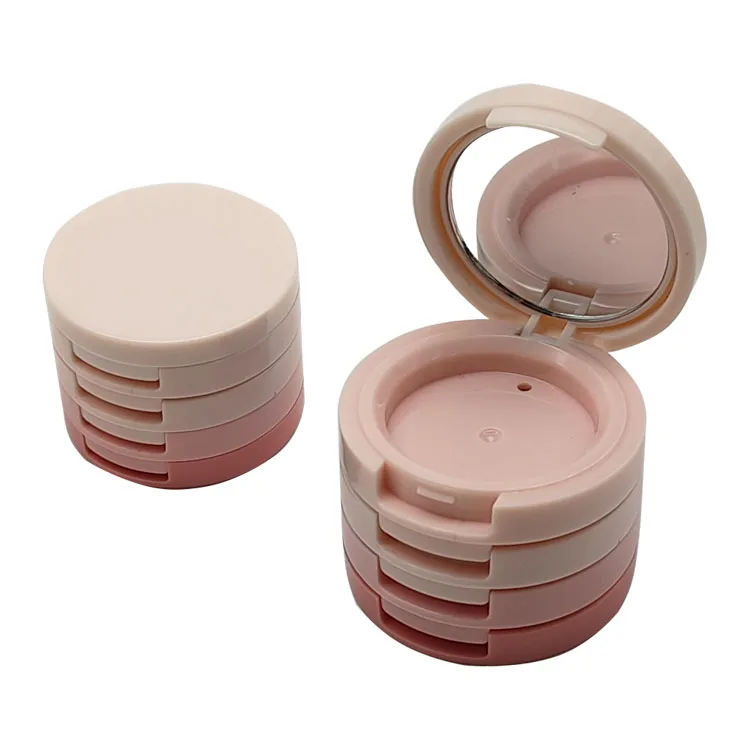 Multi Layers Stackable Pressed Powder Blush Compact Packaging Empty ...