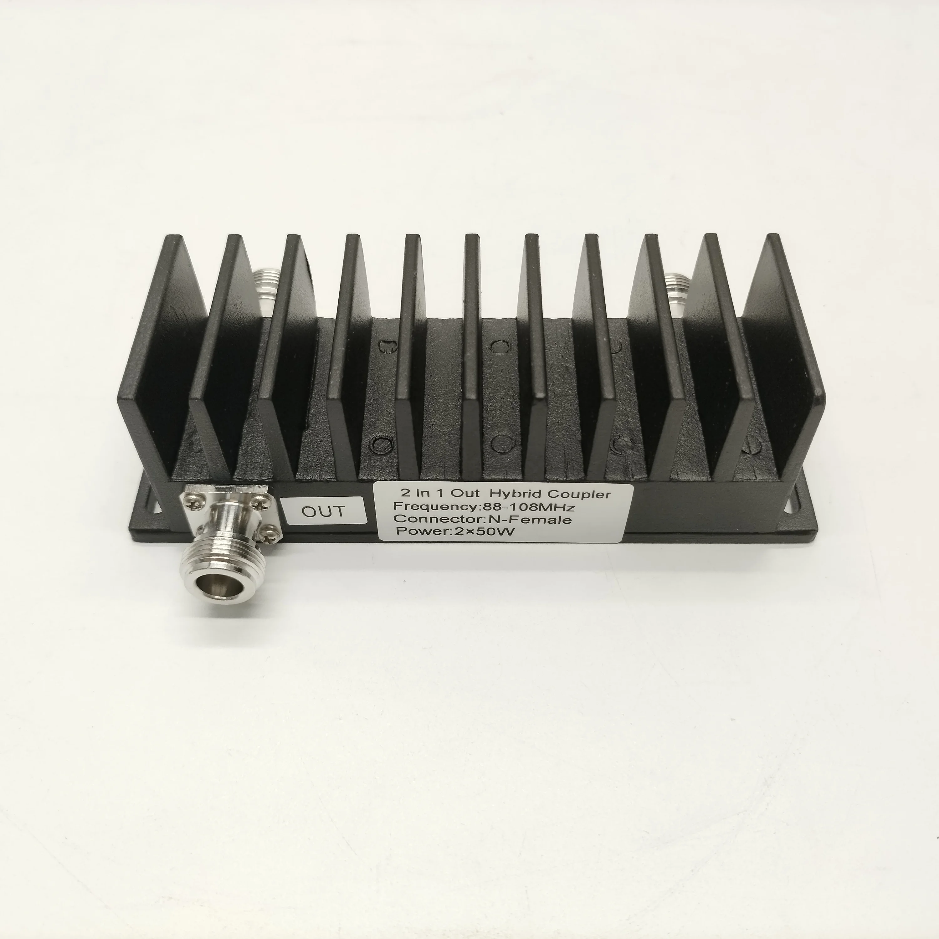 2 In 1 Out Hybrid Coupler Frequency 88-108mhz N Female Connector 50w ...