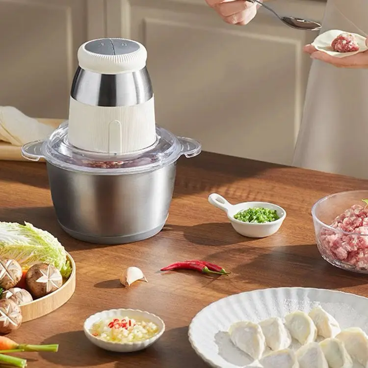 Multifunctional Stainless Steel Meat Grinder & Slicer