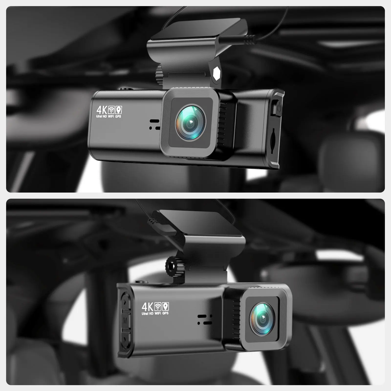 3.18 Inches Screen 4K Dual Lens Dash Cam - SSS-CAR V56