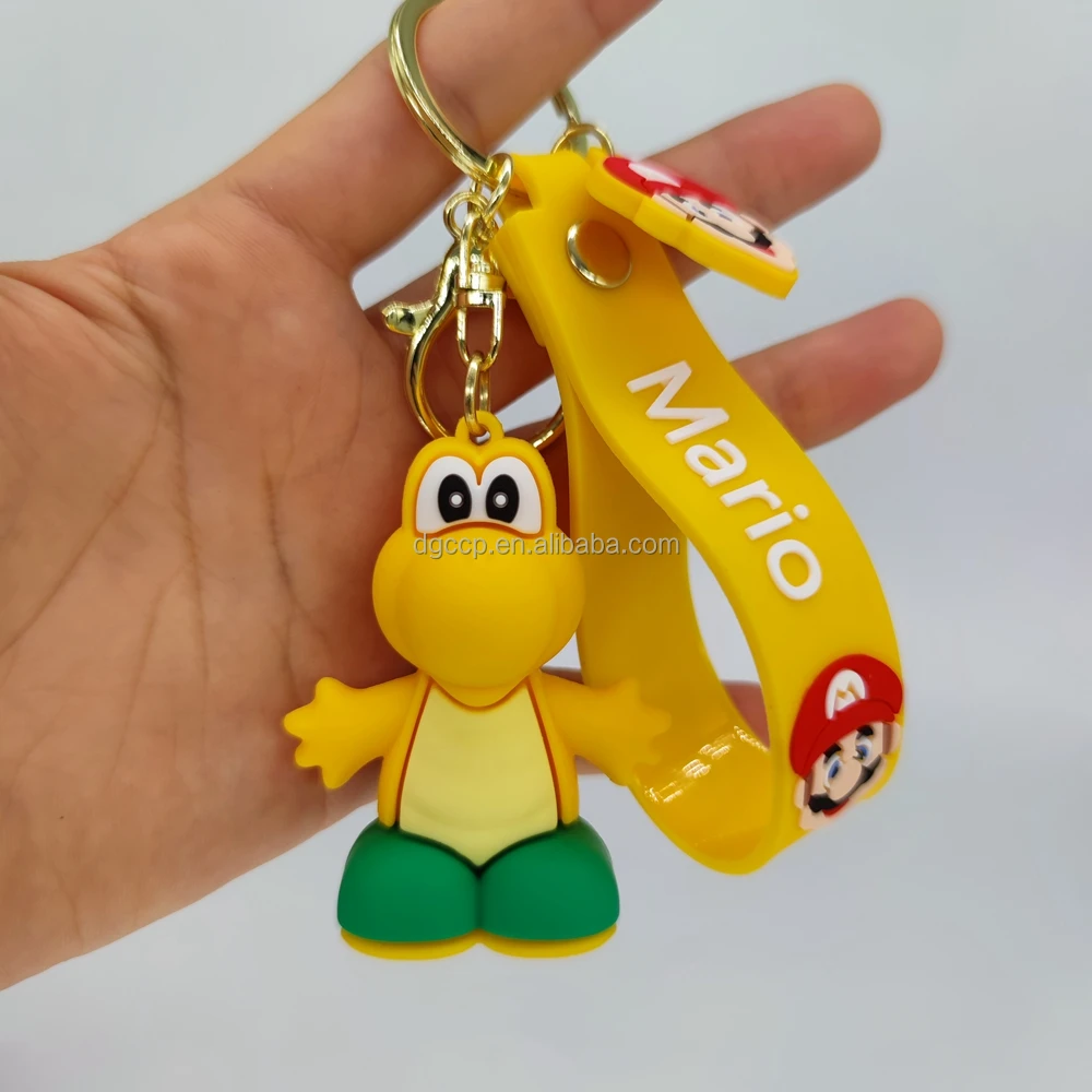 New Design Mario Keychain - Bright, Soft, and Waterproof