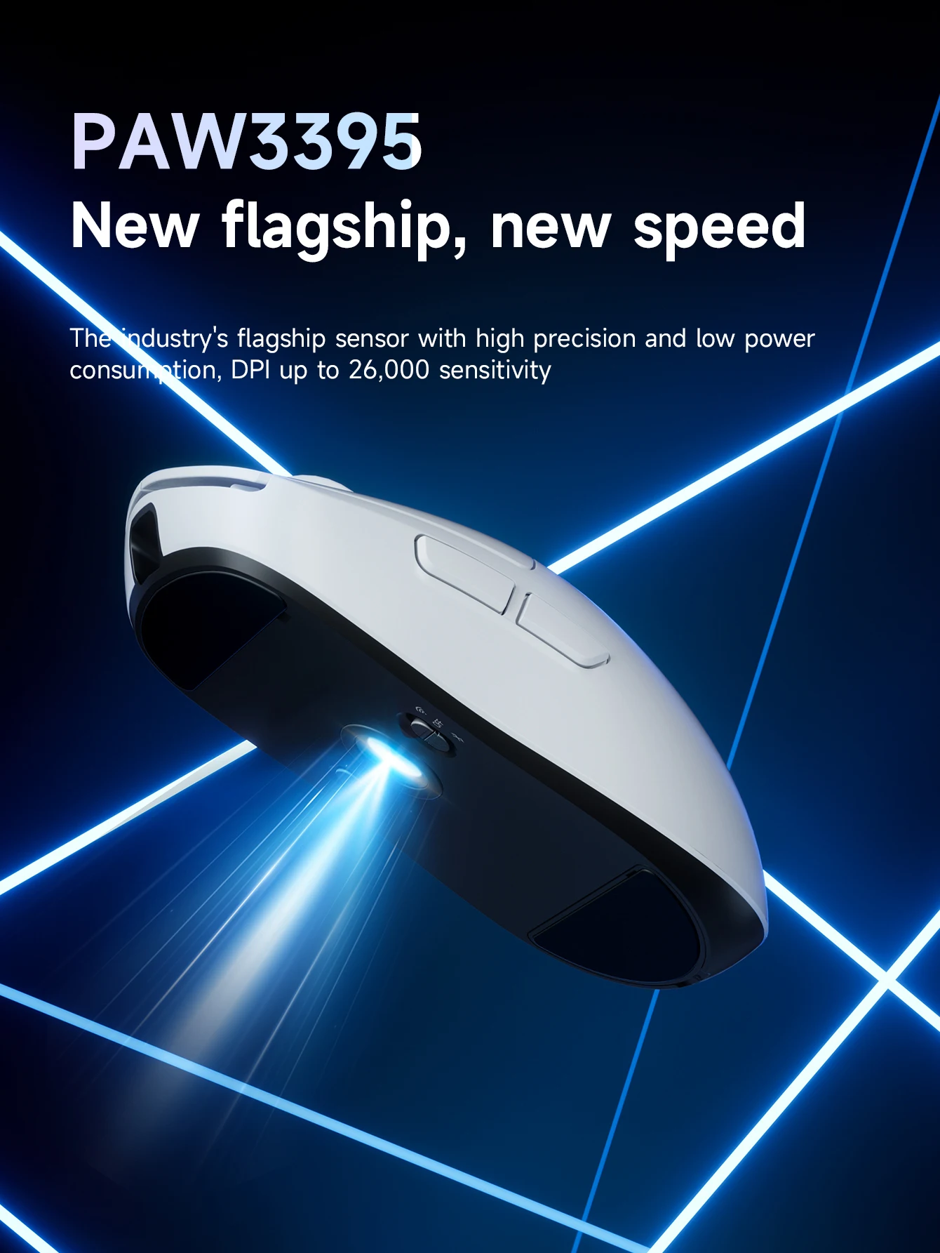 Oem Customized 4k Wireless Gaming Mouse Paw3395 Gamer Optical Sensor ...