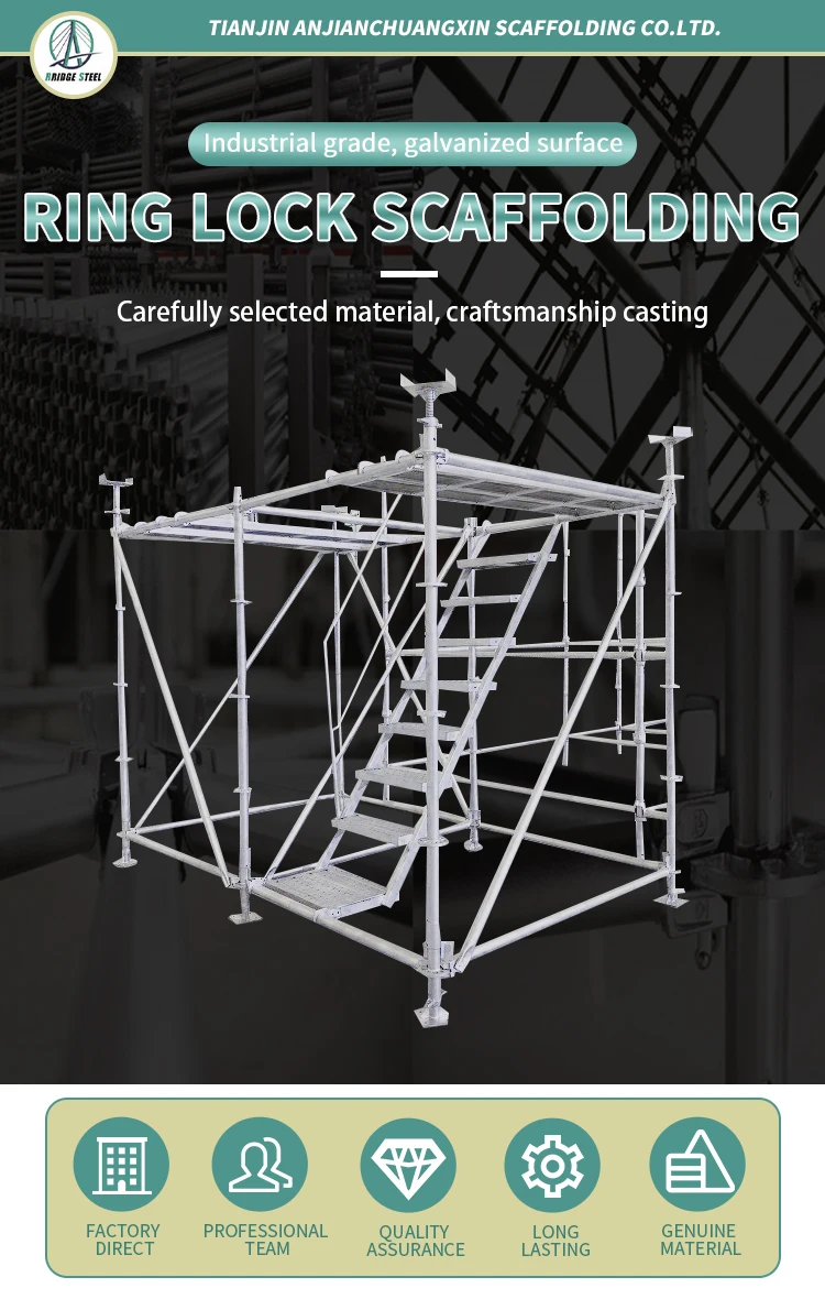 Ringlock Scaffolding System Construction Scaffolding Ledger Standard ...