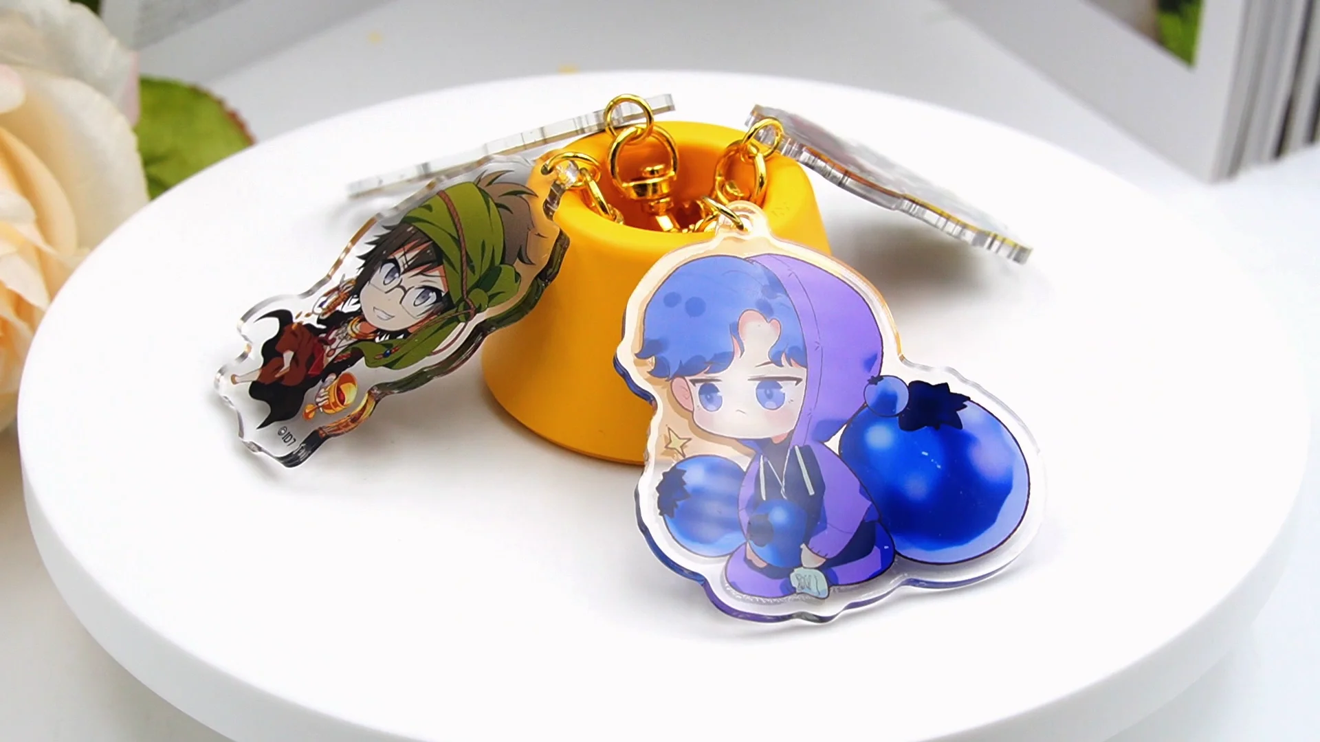 Paran Bestseller Japanese Anime Girl Key Chain Custom Cute Acrylic ...