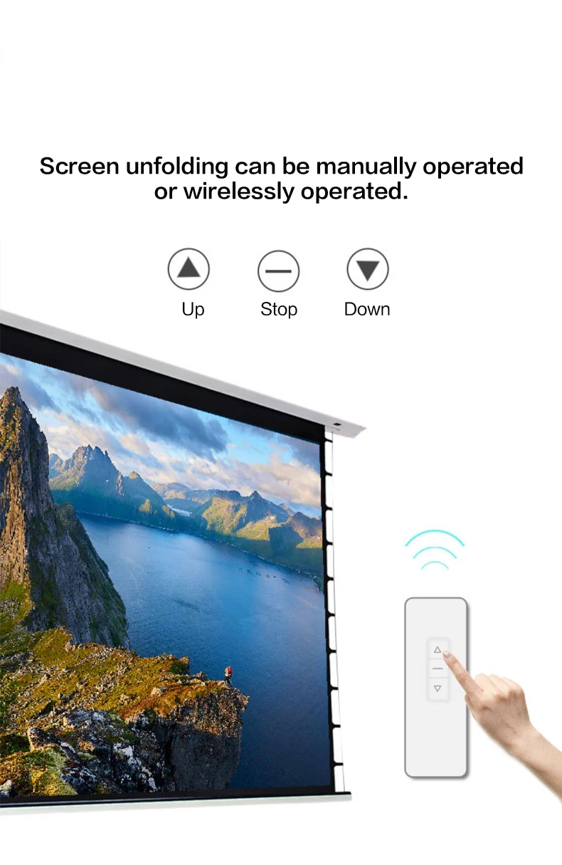 Perfectisan Electric Movie Screen - 4K, 160 Degree View