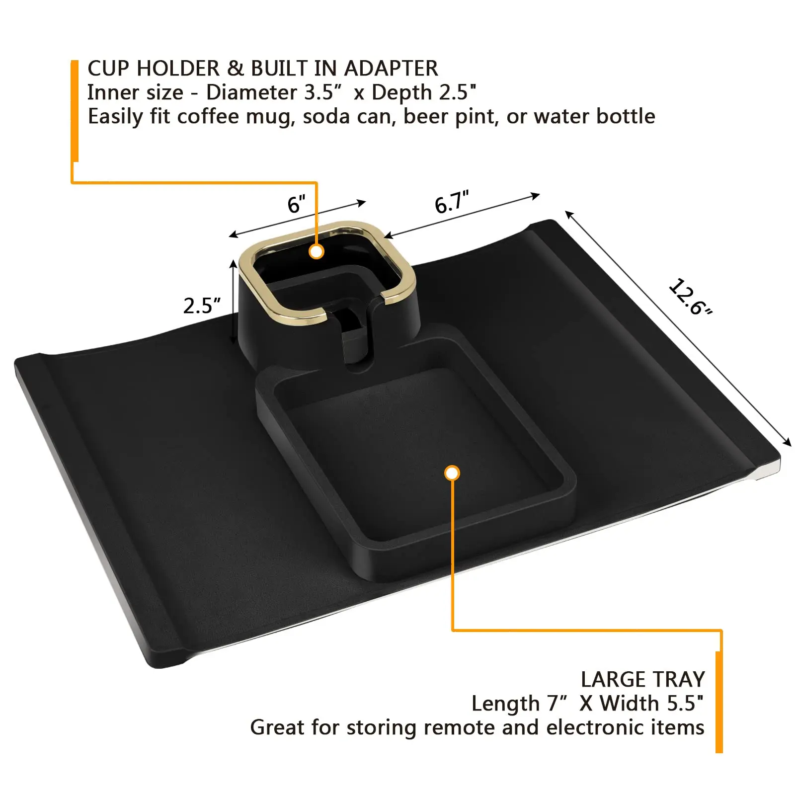 Functional Silicone Sofa Coaster Non Slip Cup Holder Soft Drink Cup ...