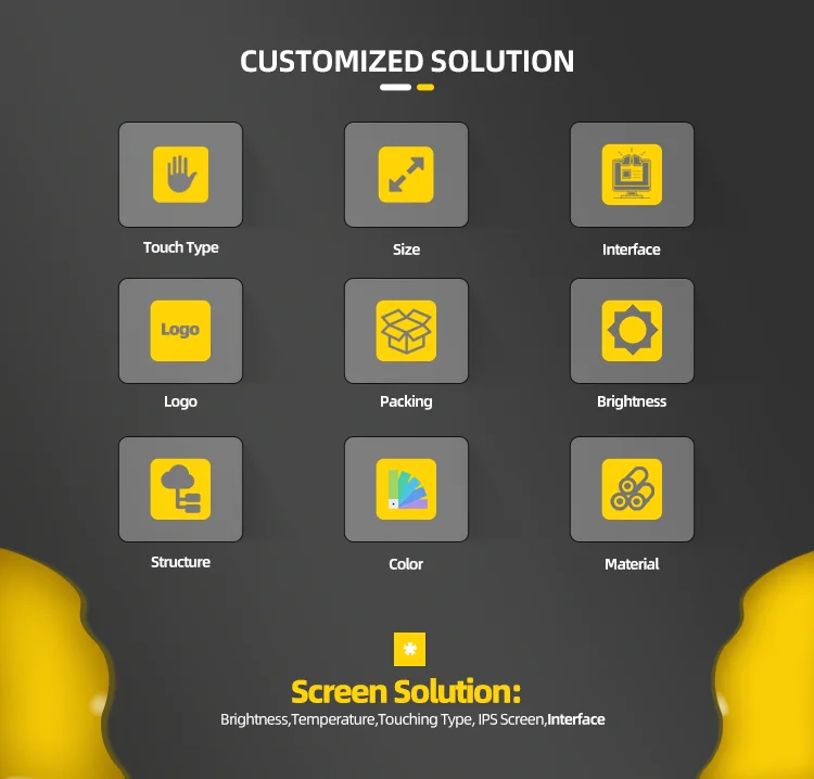 7 Inch 1024x600 Ips Tft Rgb 50pin Mipi Dsi Interface Square Lcd Display ...