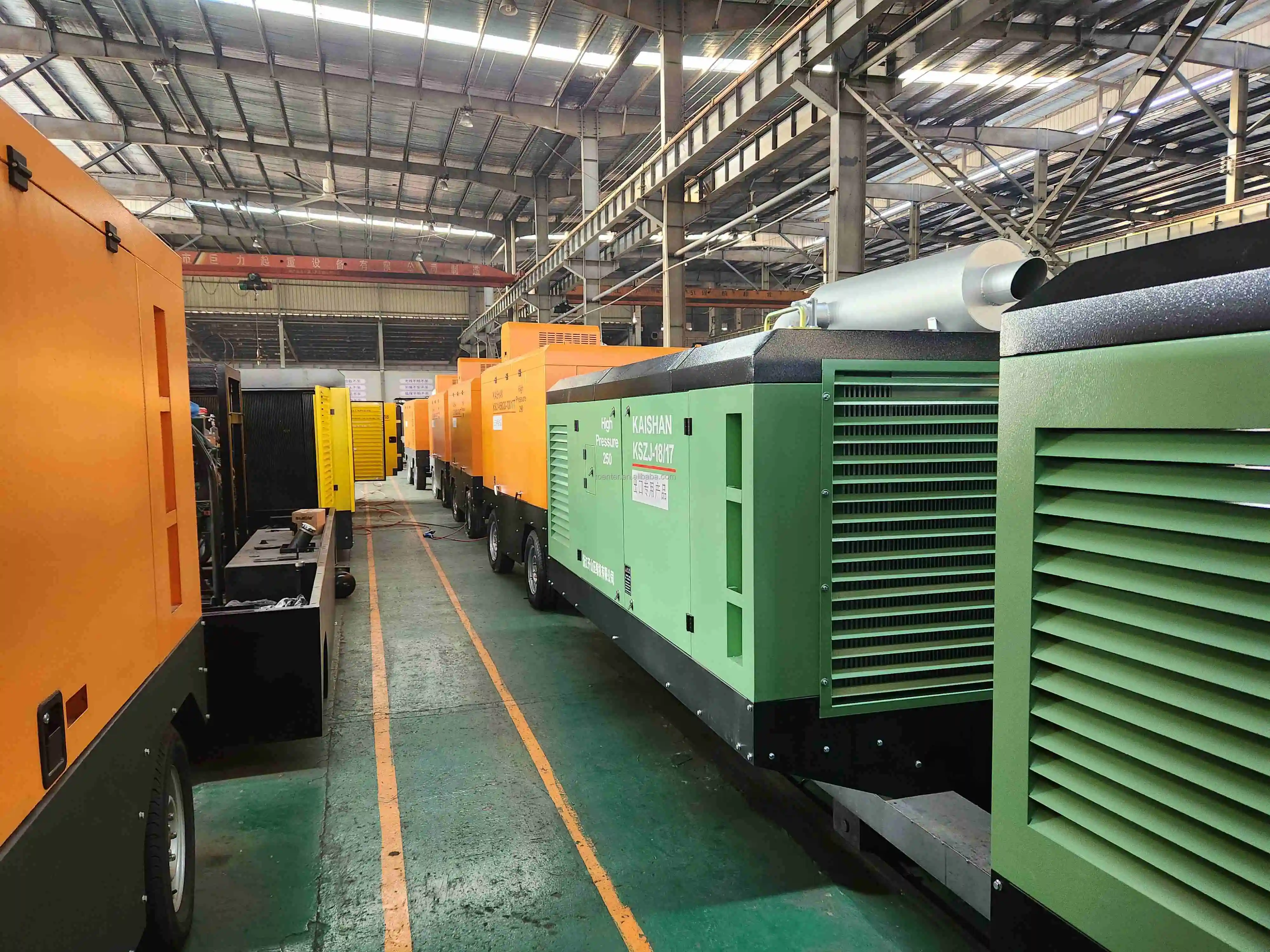 Kaishan High Pressure Diesel Screw Air Compressor For Drilling Kscy 425 kaishan-high-pressure-diesel-screw-air-compressor-for-drilling-kscy-425