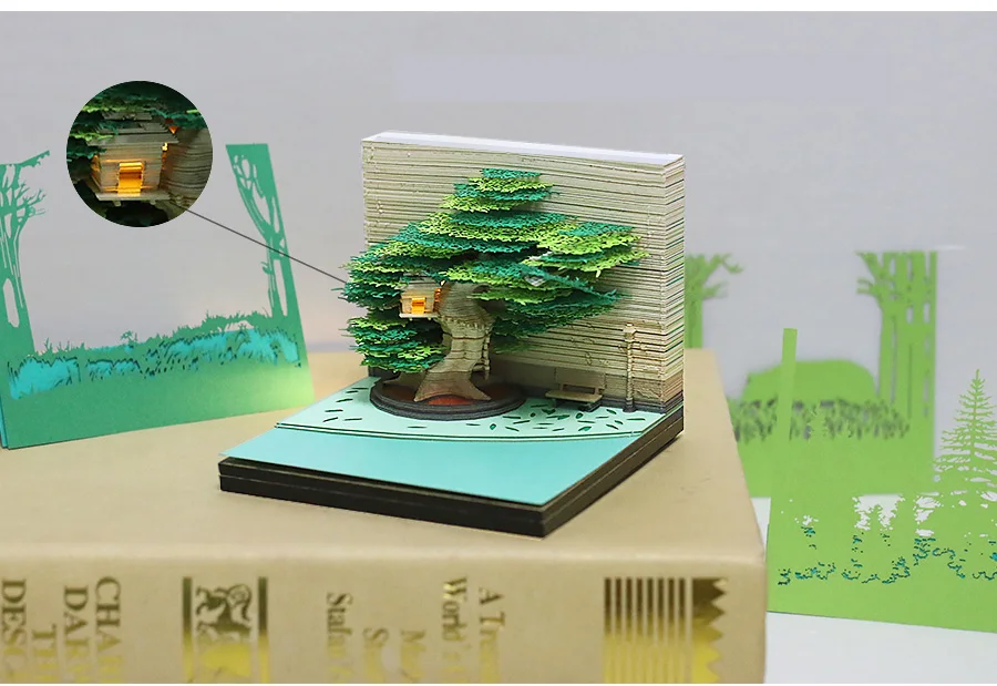 Customized 3D Notepad - Magical Castle for 2023 Gifts