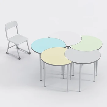 Customizable Fan-shaped Adjustable Folding Portable Furniture School ...