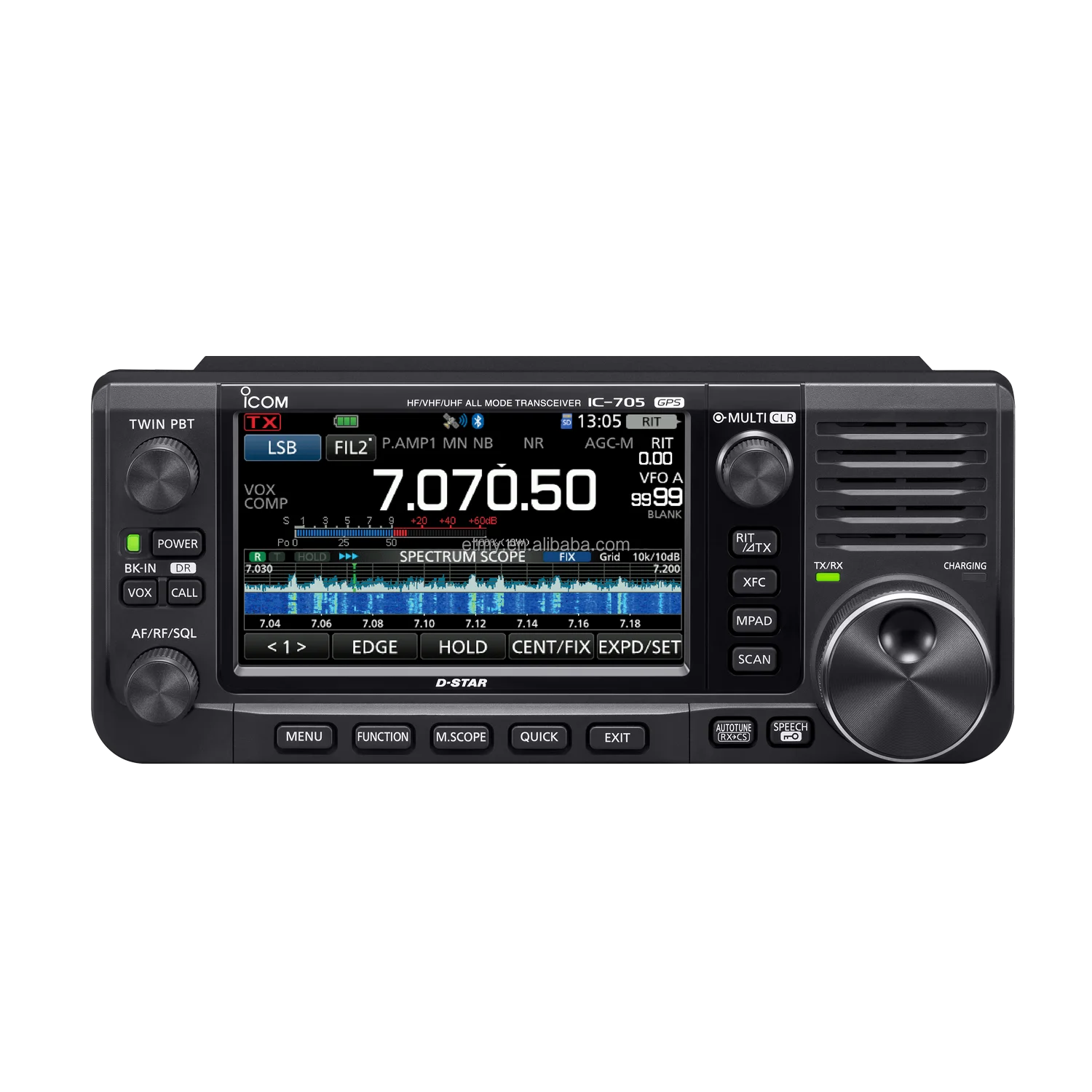 Icom IC-705 Portable Transceiver - 5W/10W QRP Communicate