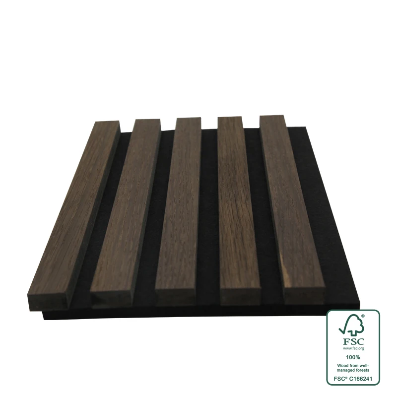 Custom Natural Slatted Wood Sound-absorbing Board Decorative Slatted ...