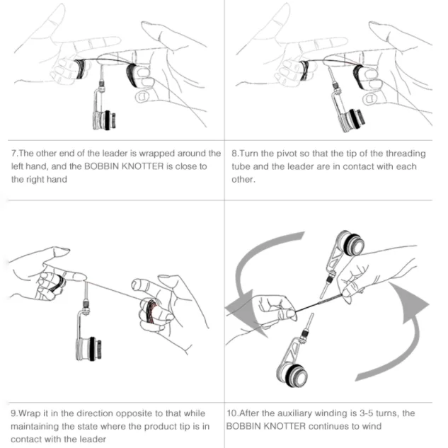 All Full Metal Simplified Bobbin PR GT PR FG Knot Winder Knotter ...