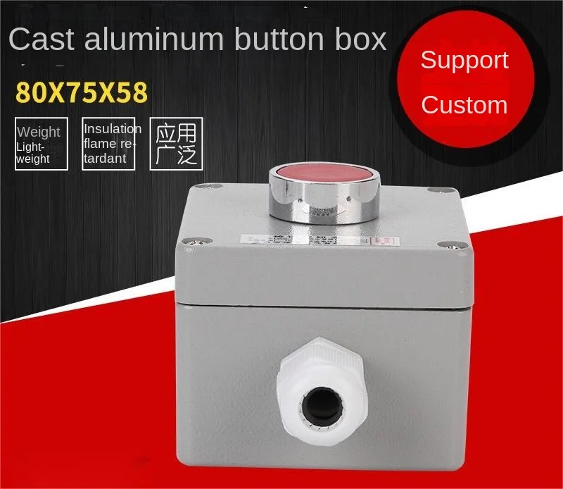 Metal Cast Aluminum Button Box Firefighting Elevator Emergency Stop ...