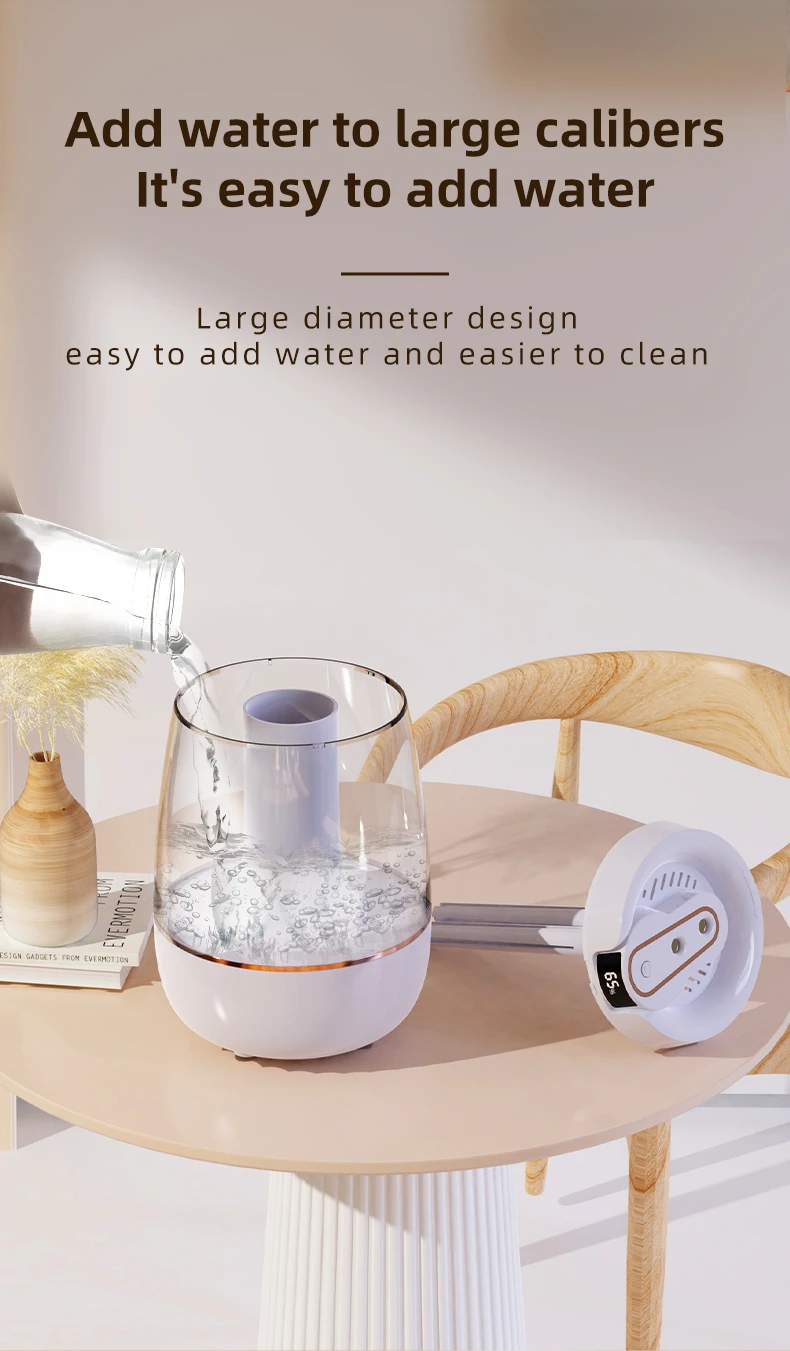 New Arrival 3000ml Ultrasonic Smart Humidifier Diffuser LED Night Light ...