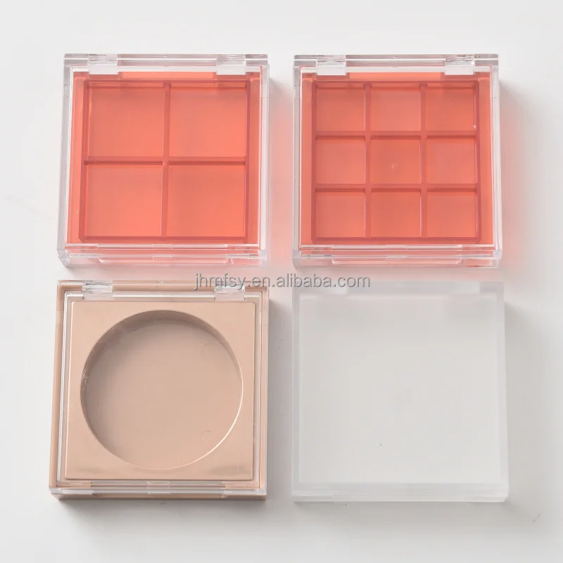 Oem Square Powder Make Up Box Color Cheek Compact Manufacturer China ...