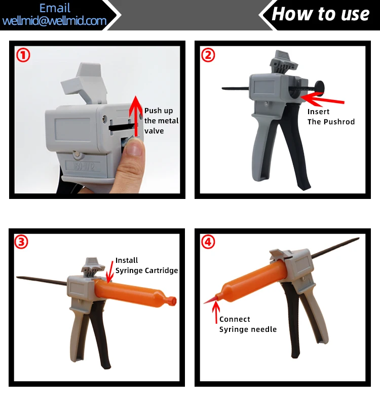 50CC AB Glue - Manual Cartridge Dispenser for 55ml Araldite