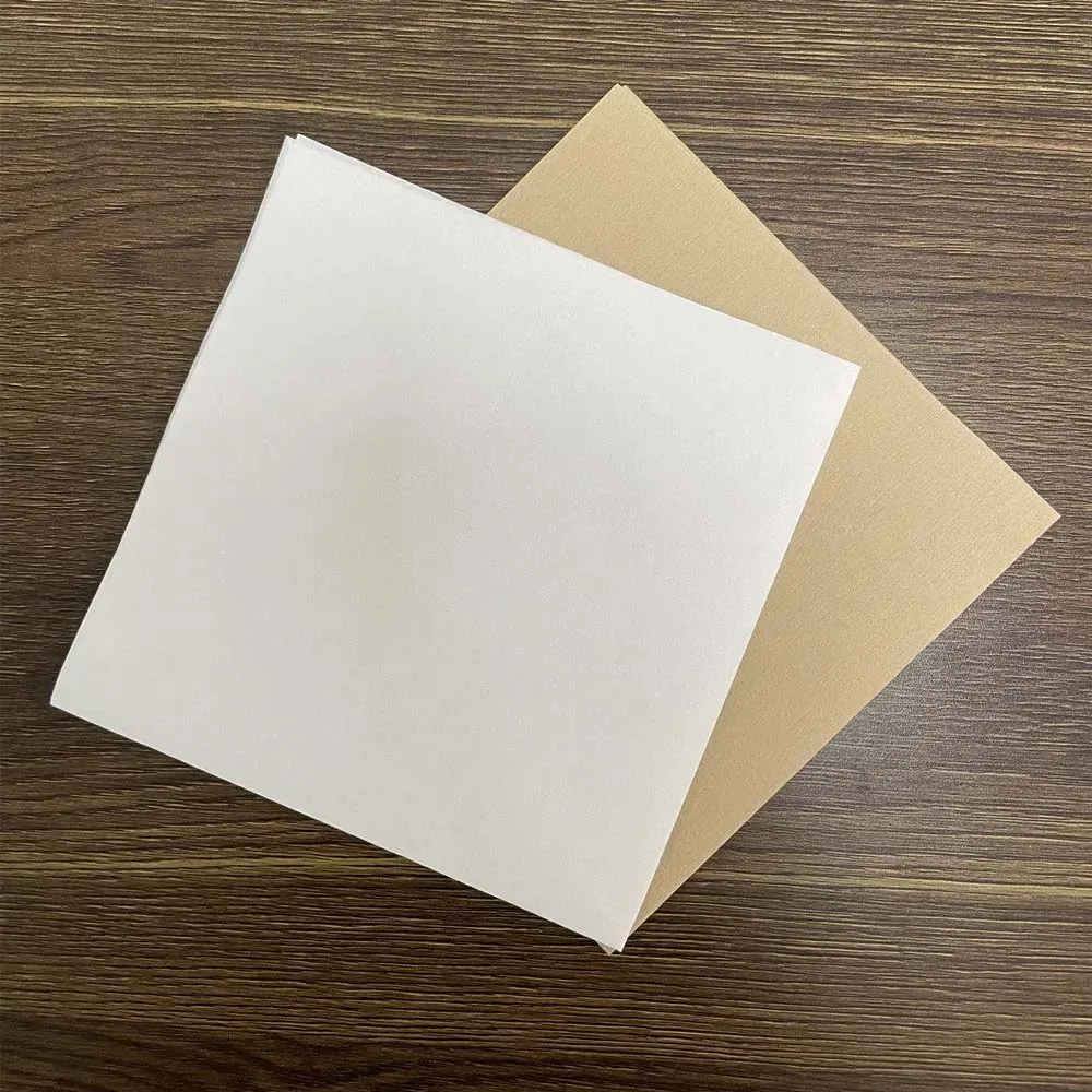 Eco-Friendly Stocked 3-6 Cups Square Pre-Folded 30*30cm Wood Pulp ...