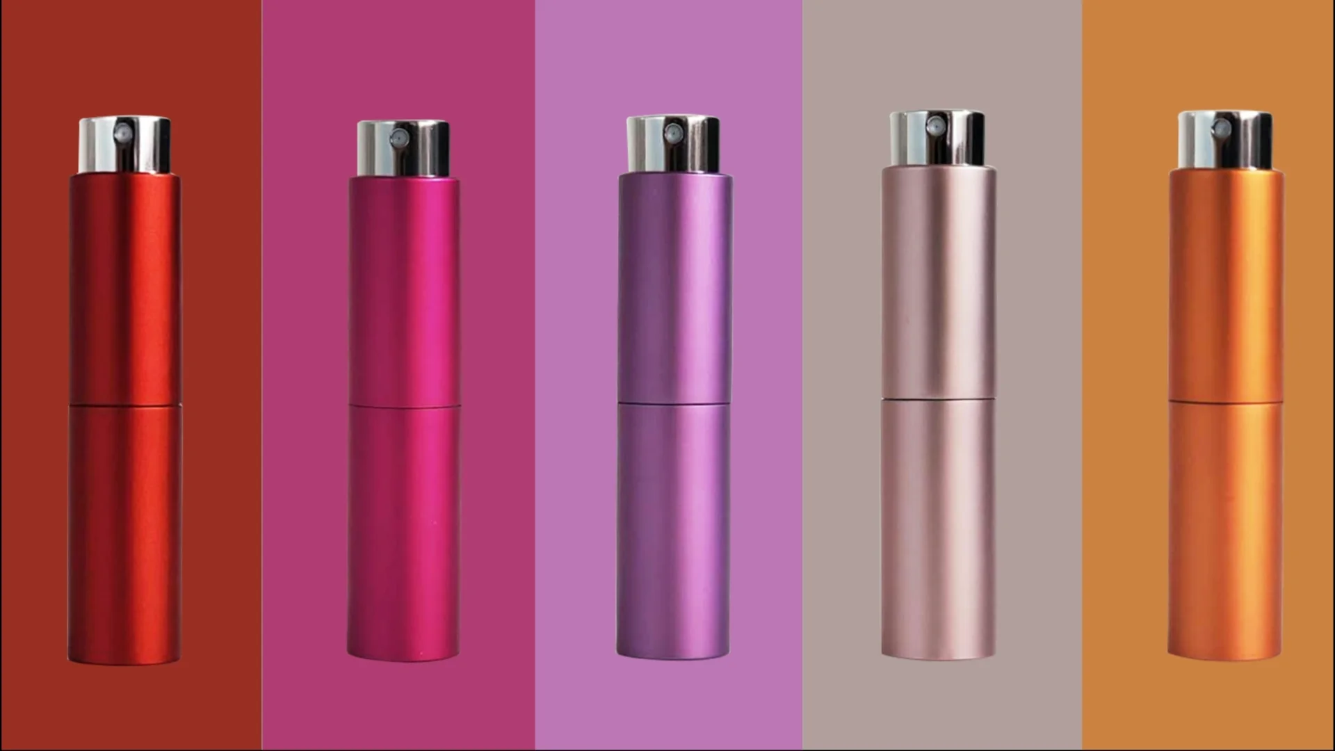 8ml 10ml 15ml 20ml Empty Trendy Aluminum Sample Travel Perfume Atomizer ...