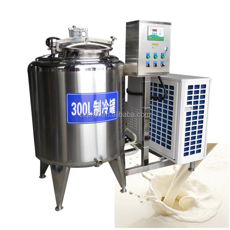 Vertical Milk Storage Tank With Refrigeration System 100l 500l 1000l ...