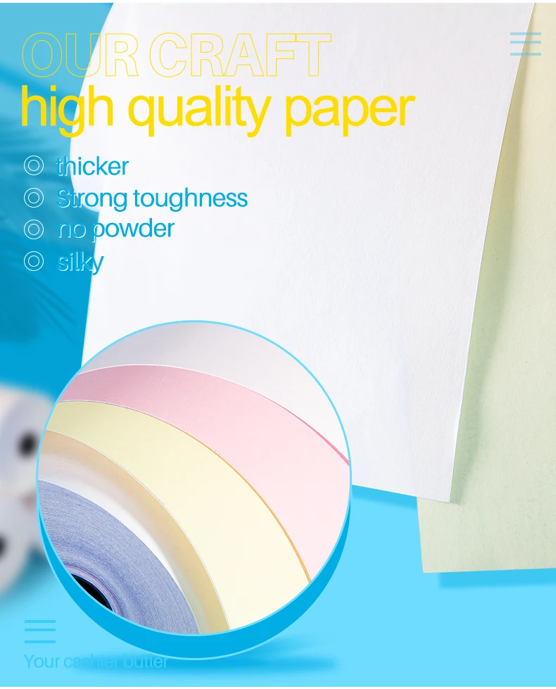 Factory Carbonless Cash Register Paper - 75*60MM Tengen