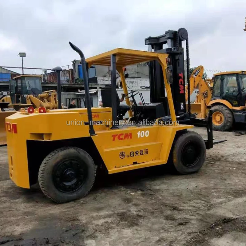 Used Tcm Fd100 10ton Forklift Fd30 Fd50 Fd70 Desile Forklift For Sale ...