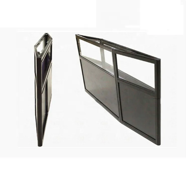 portable foldable aluminium glass display showcase| Alibaba.com