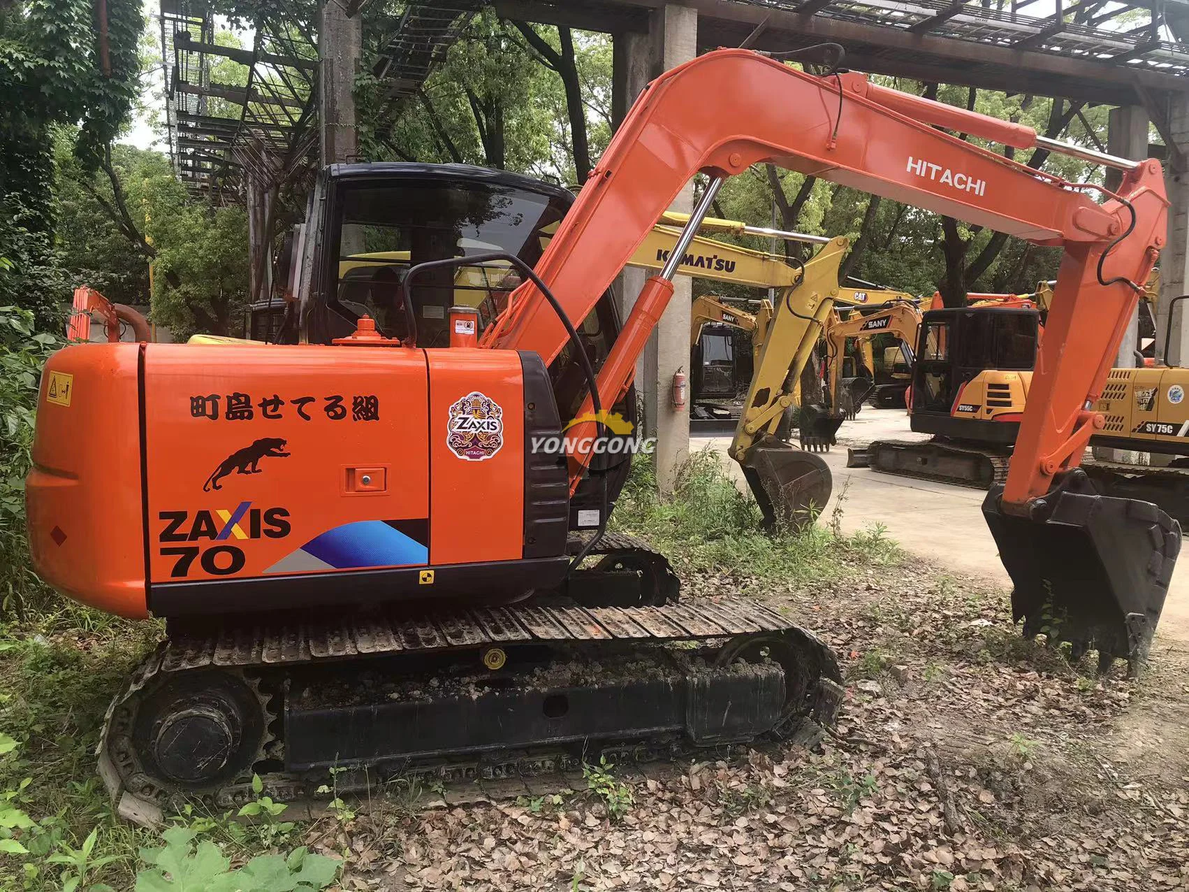 Secondhand 7 Ton Japanese Hitachi Zaxis 70 Excavator ZX70 Hiachi Digger / Zx70 Used Excavator ...