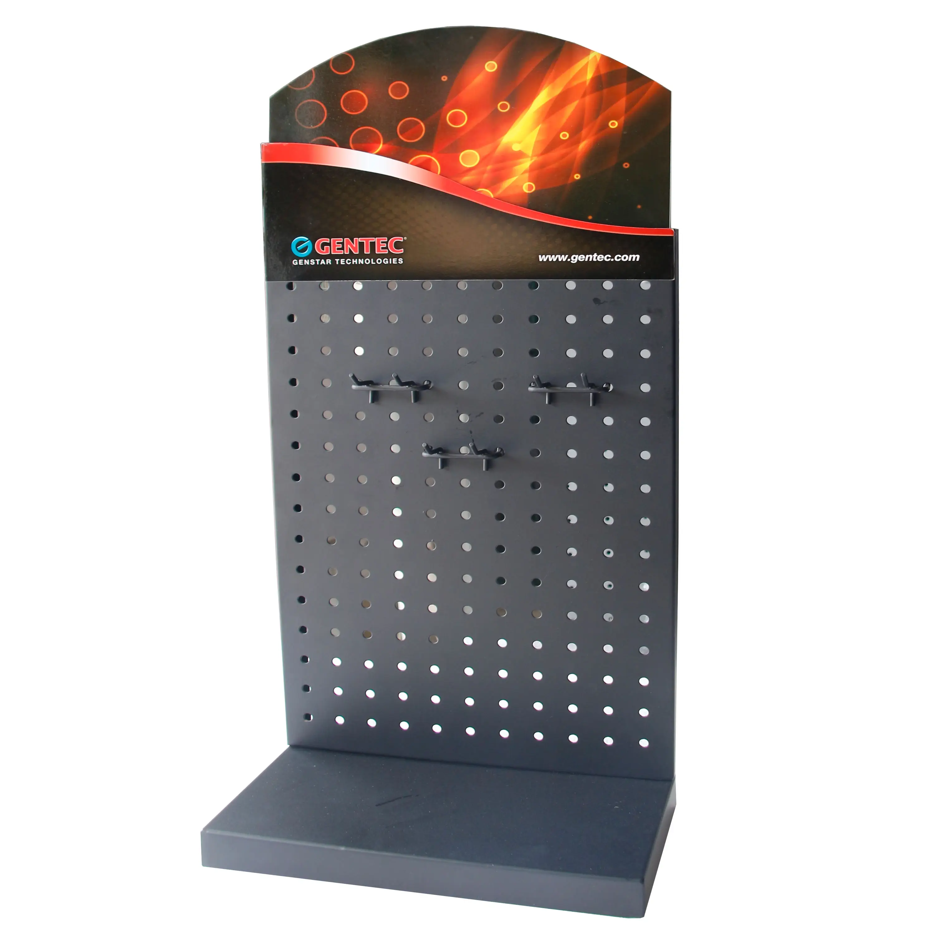 Hot Sales Small Size Metal Pegboard Counter Product Display Stands ...